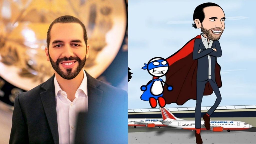 Presidente Nayib Bukele ayudará al caricaturista “Neon War” con su ...