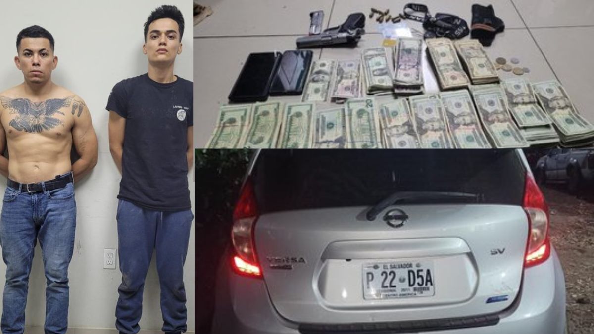 Capturan a colaboradores de la MS-13 con más de $24 mil en efectivo ...