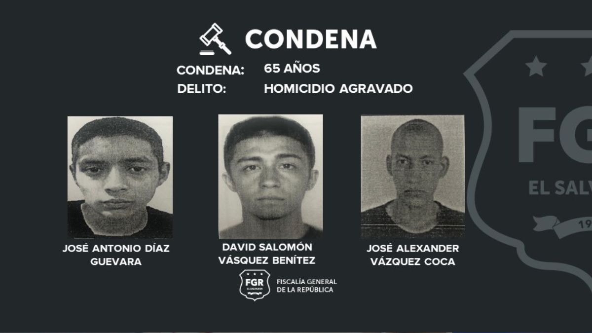 65 Años De Cárcel Para Pandilleros De La Ms 13 Por Doble Homicidio 65