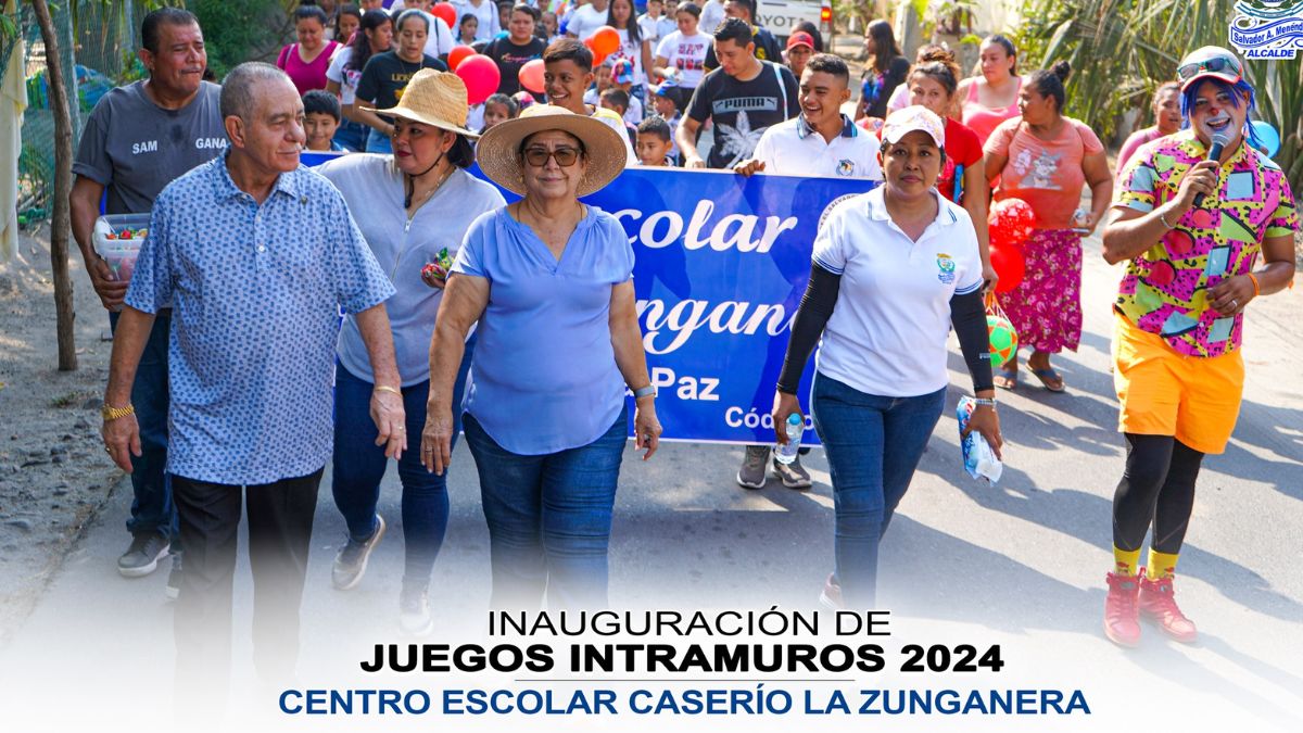 Salvador Menéndez inaugura Juegos Intramuros 2024 del Centro Escolar ... Salvador Menéndez inaugura Juegos Intramuros 2024 del Centro Escolar ...