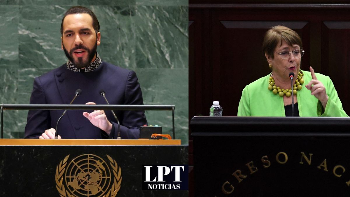 «El presidente Bukele no está equivocado, lo está Michelle Bachelet ...